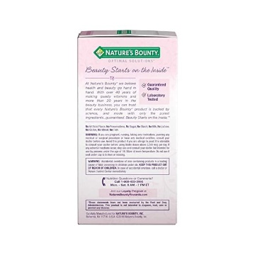 Nature's Bounty Optimal Solutions Cabello Piel y uñas Extra fuerza ...