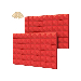 Webetop Acoustic Panels Studio Foam 2.5 in de grosor, paquete de 12, 2. ...